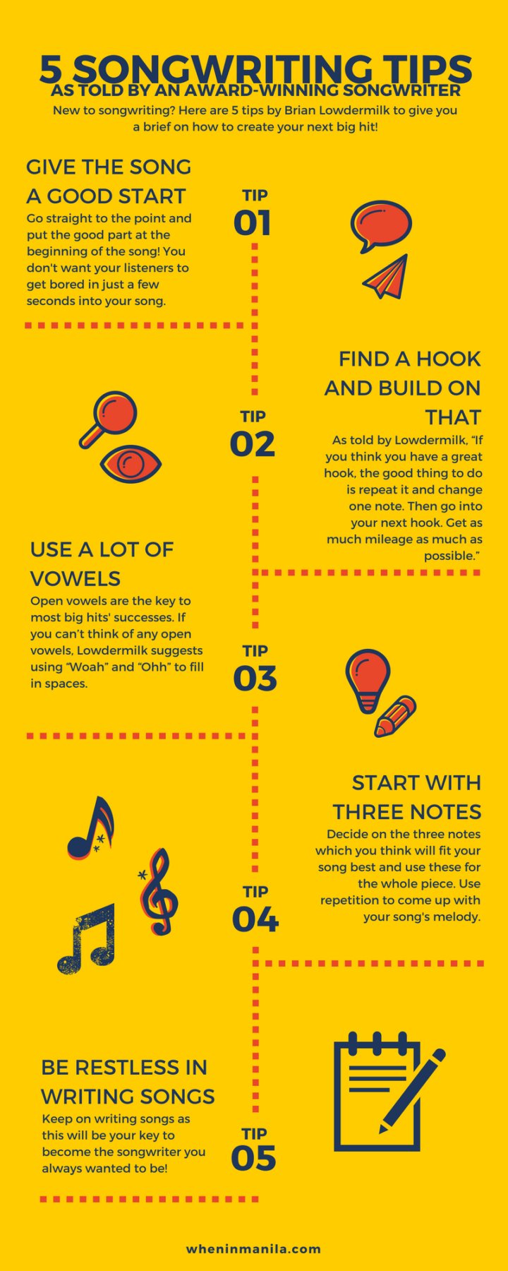 5 Songwriting Tips As Told by an Award-Winning Songwriter - When In Manila 5 Songwriting Tips As Told by an Award-Winning Songwriter - When In Manila