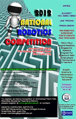 Philippines National Robotics Competion Manila: SumoBot Wrestling Robot ...