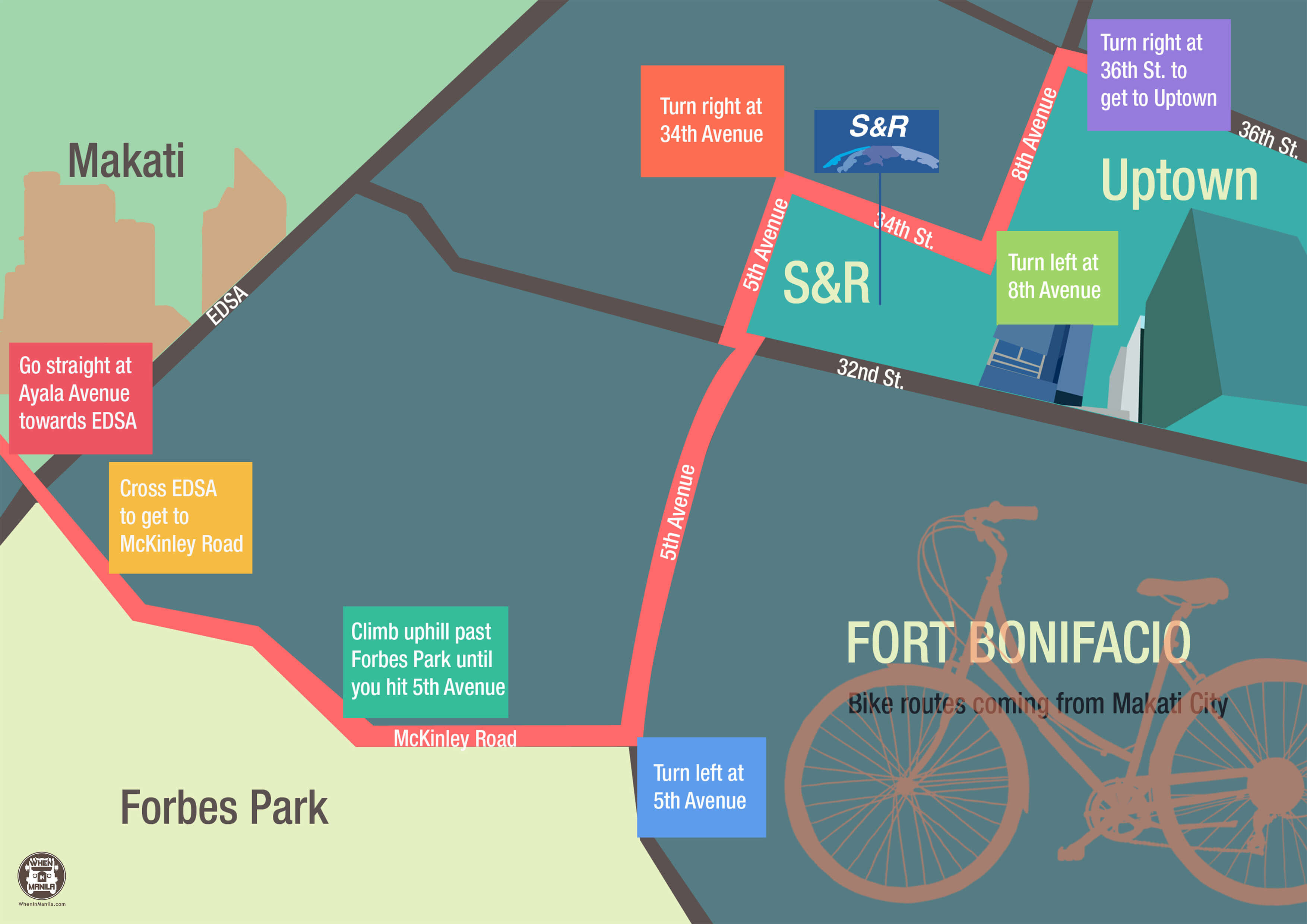 Bike Routes to Fort Bonifacio When You're Sick of Being Stuck in ...