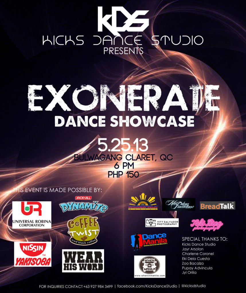 Dance, Battle and Perform: EXONERATE Dance Showcase - When In Manila