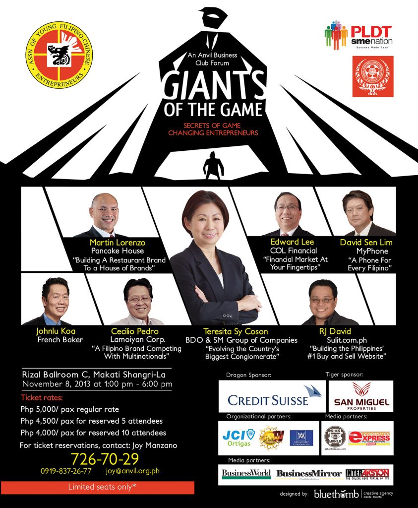 Teresita Sy-Coson to Give Rare Talk at "Giants of the Game: Secrets of ...