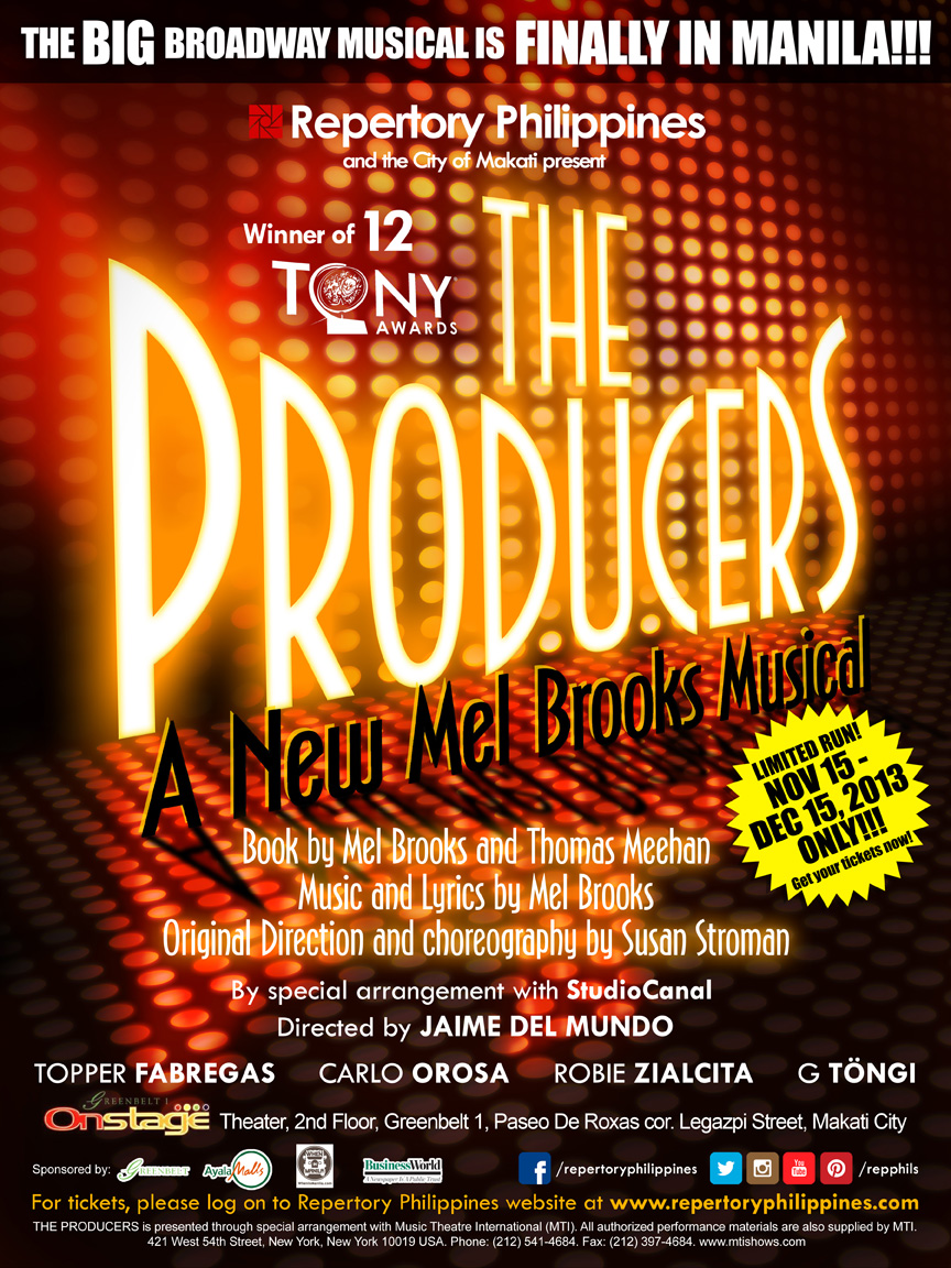 The Producers: The Big Broadway Musical is FINALLY in Manila! - When In ...