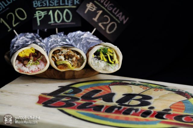 PUB Burrito: Best Selling Burritos with a Filipino Twist - When In Manila