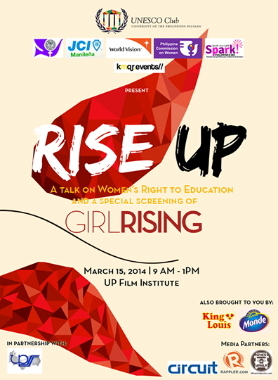 RISE UP: A Talk on Women’s Right to Education and a Special Screening ...