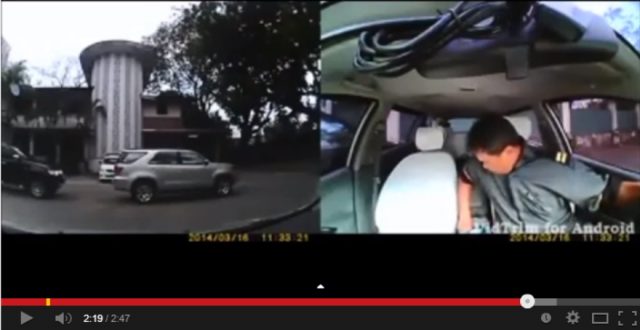 Valet Parking Driver Thief: Caught on Dash-cam Video Rummaging Through ...
