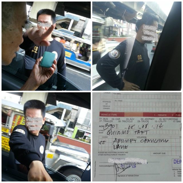 Rude Traffic Enforcer Makes Up Traffic Violations: "Abrupt Changing ...