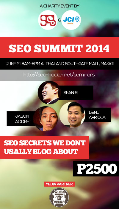 SEO SUMMIT 2014: The Most Actionable, No-nonsense SEO Seminar of the ...