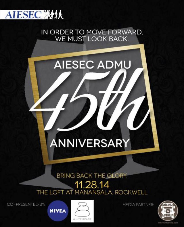 AIESEC ADMU 45th Anniversary: Legendary in Black & Gold - When In Manila