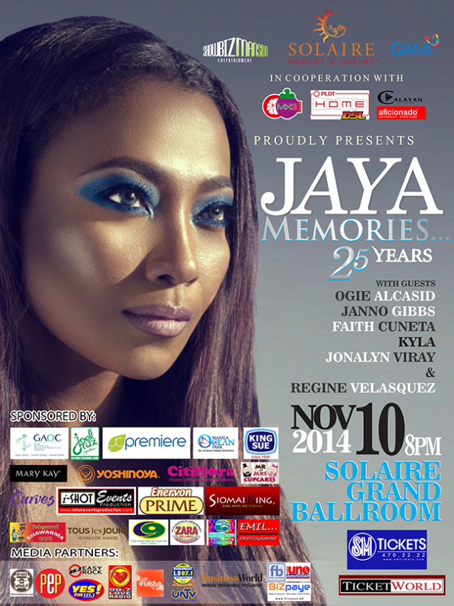 Jaya celebrates Anniversary with “Memories 25 Years” - When In Manila