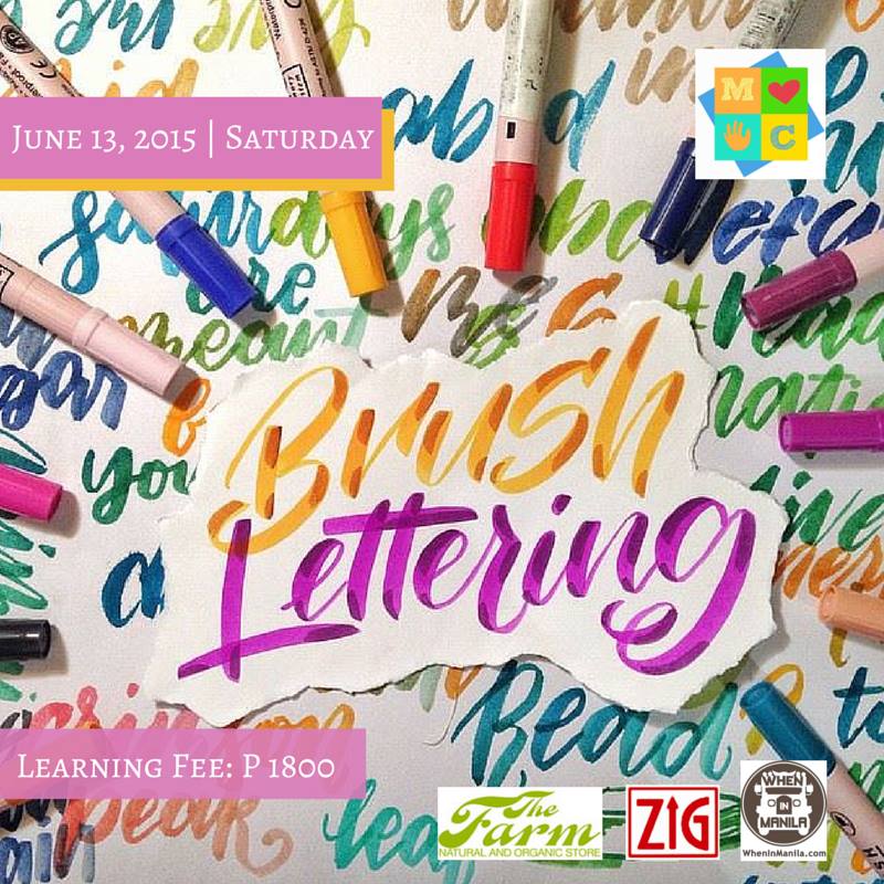 Memory Crafters' Basic Brush Lettering Workshop - When In Manila Memory Crafters' Basic Brush Lettering Workshop - When In Manila
