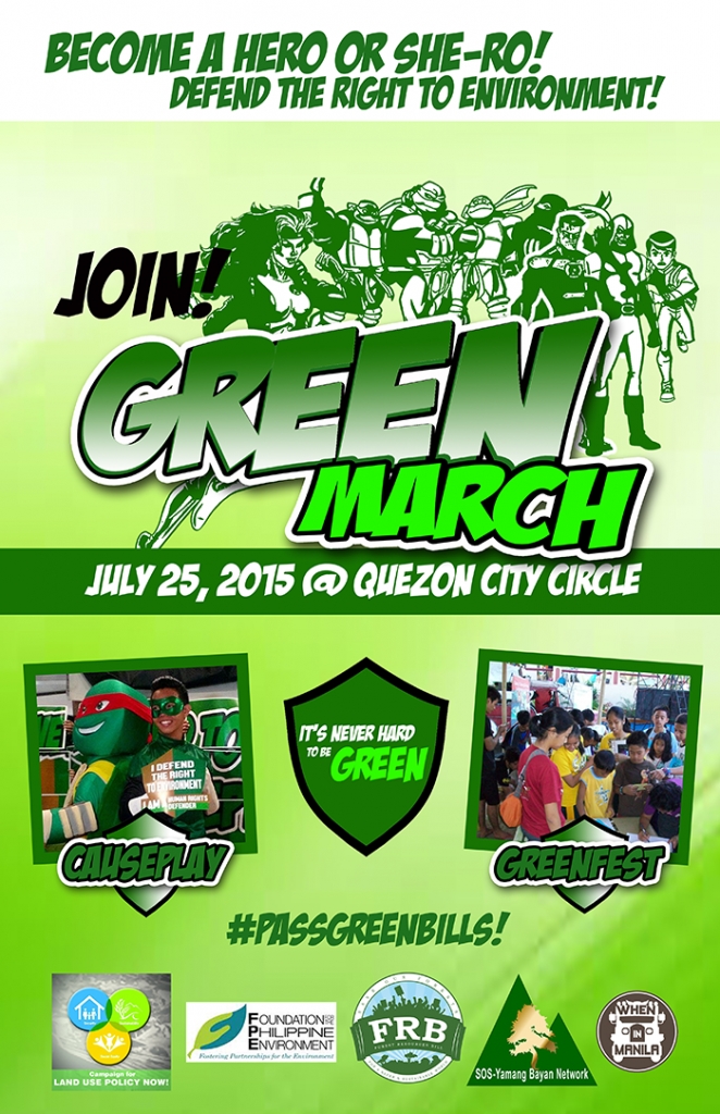 Green March: Call for Passing of the 3 Green Bills - When In Manila