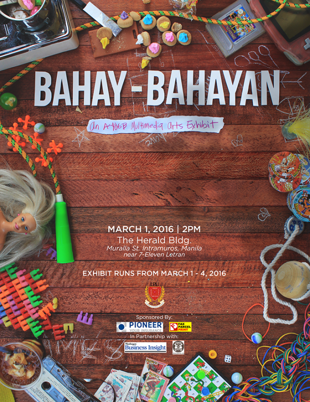 Bahay-bahayan: An A406B Multimedia Arts Exhibit - When In Manila