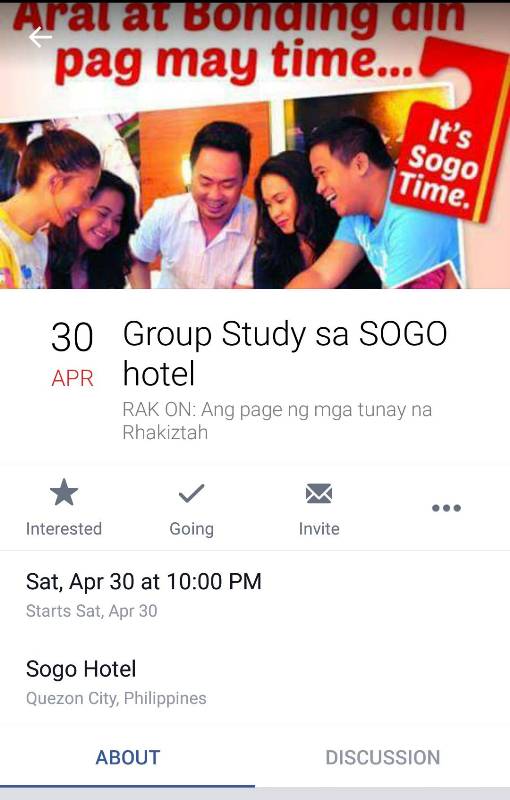 Another Viral Event Is Upcoming: Anyone Going to 'Group Study sa SOGO ...