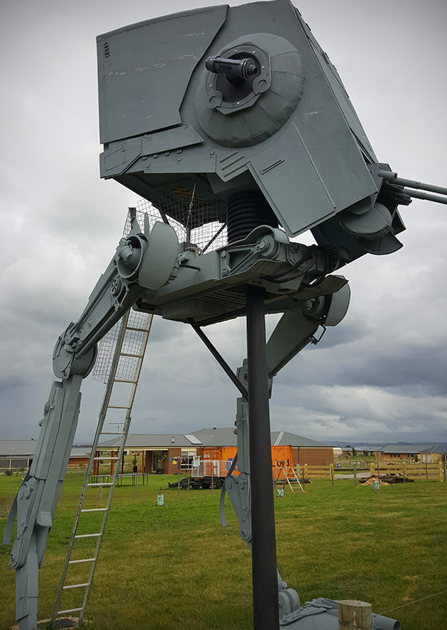 Woah! An Unnamed Star Wars Fan Just Built an AT-ST! - When In Manila