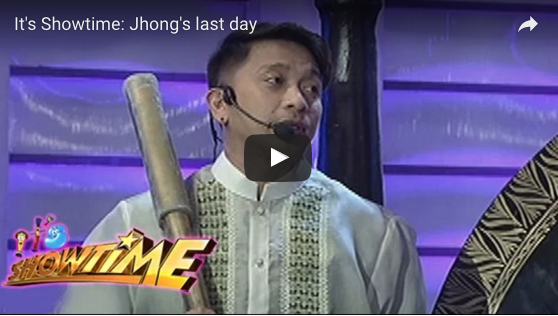 ENTERTAINMENT: Jhong Hilario Leaves It’s Showtime - When In Manila