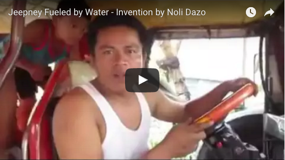 Filipino Invention Allows Vehicles To Run On Water - When In Manila