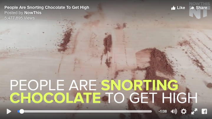 Chasing the (Sugar) High: People Are Now Snorting Chocolate! - When In ...