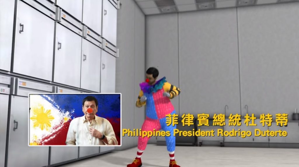 WATCH: Taiwanese Animators Posts Video that Portrays Duterte as a Clown ...