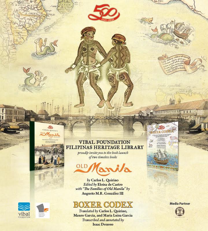 Vibal launches National Artist Carlos Quirino’s Boxer Codex, Old Manila ...
