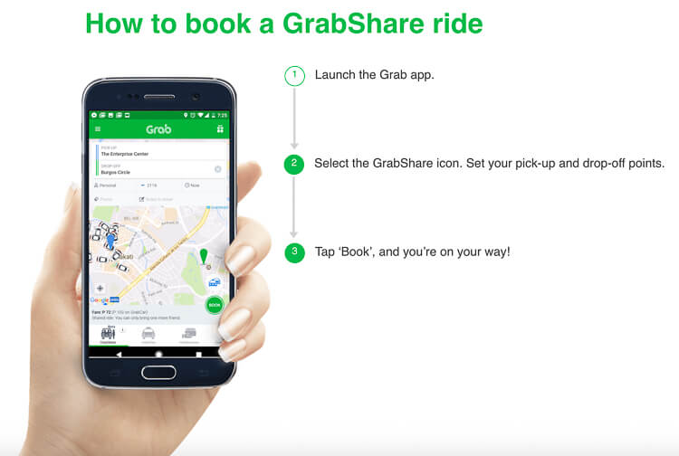 GRAB Brings Its On-demand Carpooling Service GRABSHARE To Manila - When ...