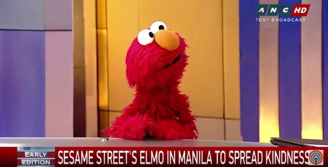 Watch Sesame Street39s Elmo In Manila To Spread Kindness
