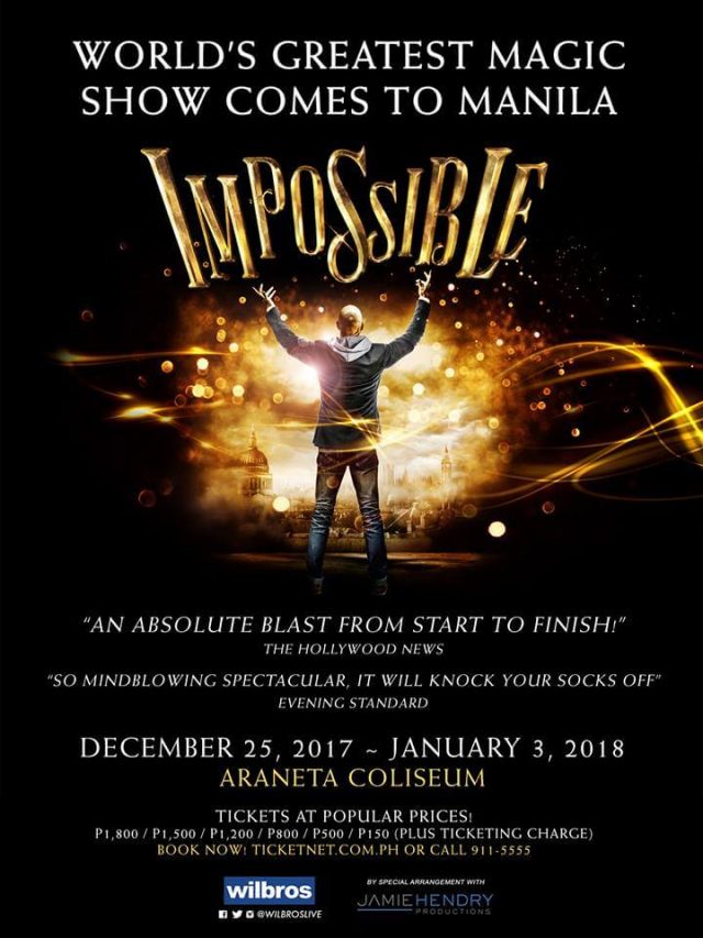 The IMPOSSIBLE Magic Show: Mystified in Manila - When In Manila