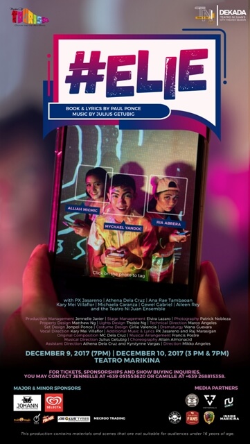 #ELIE: A Musical Exploring Gender and Mental Health Issues - When In Manila