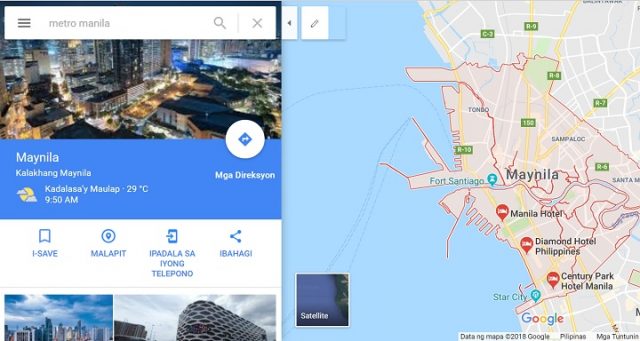 You Can Now Get Directions on Google Maps in Filipino! - When In Manila