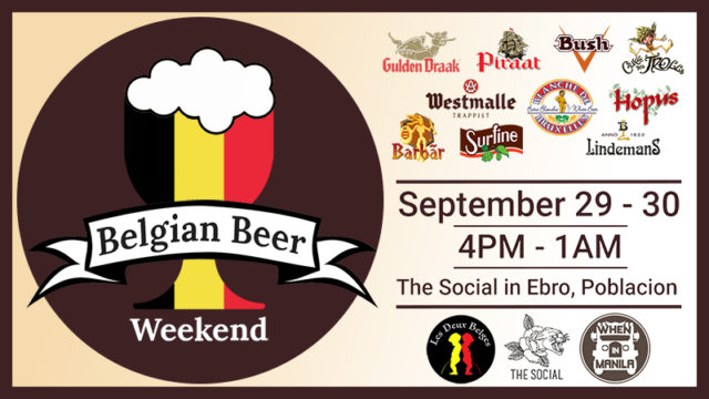 Belgian beer weekend 2018 - When In Manila