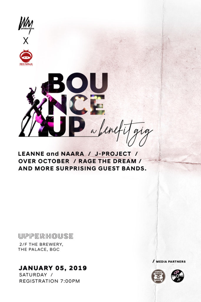 Bounce up: a benefit gig - When In Manila