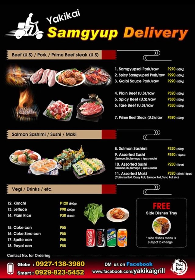 Yakikai Unli Grill & Buffet Delivers Samgyup to Your Home - When In Manila