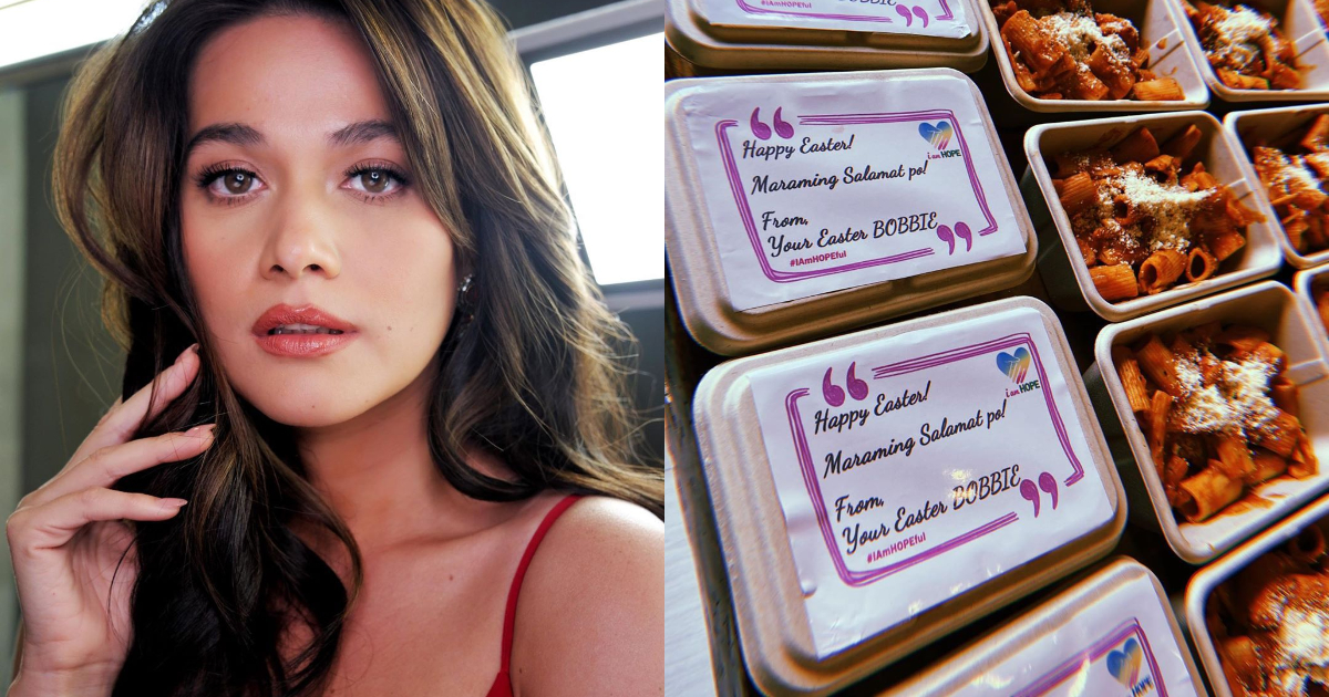 LOOK: 'The Easter Bobbie' Bea Alonzo Cooks Meals for COVID-19 Front ...