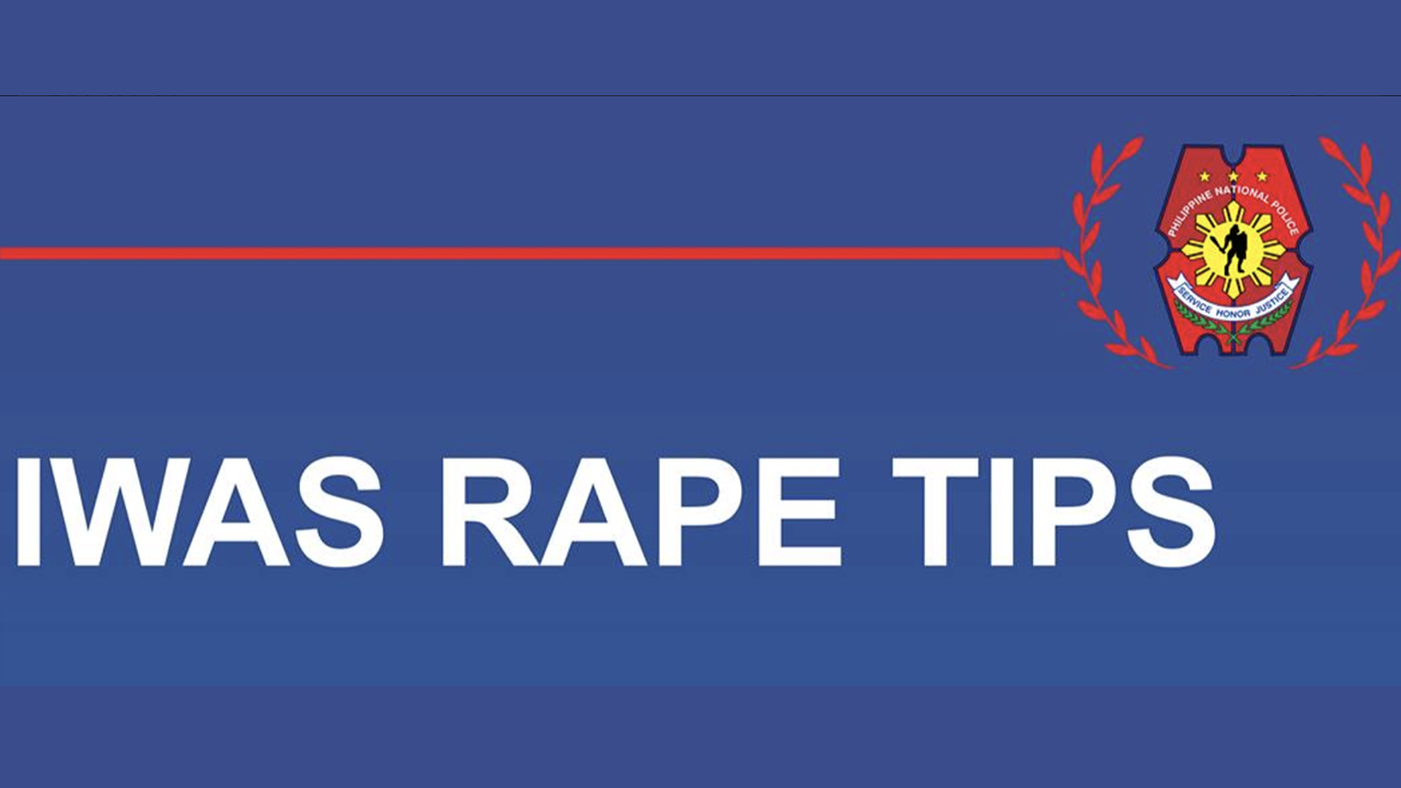 You must see this local police station's tips on HOW TO AVOID RAPE ...