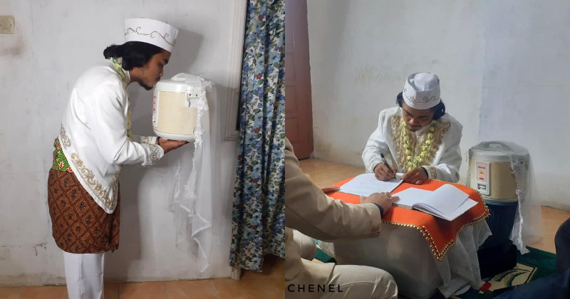 This Asian Man Proved Just How Much He Loved Rice by Marrying His Rice ...