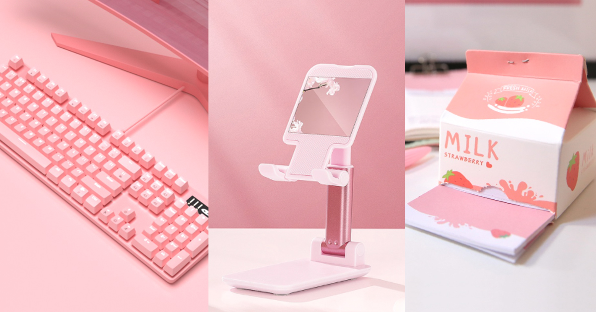 12 Cute Pink Items for Your Pink Home Office - When In Manila