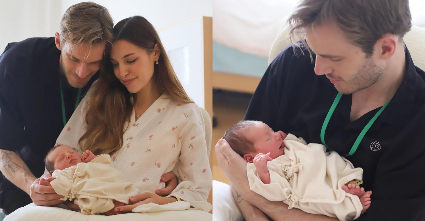 PewDiePie Welcomes First Child With Wife Marzia - When In Manila