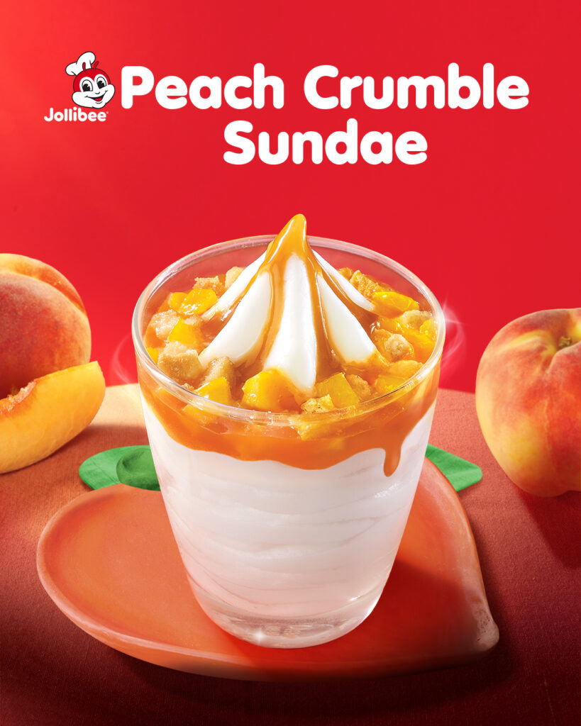 Jollibee’s Peach Crumble Sundae is Here - But For a Limited Time Only ...