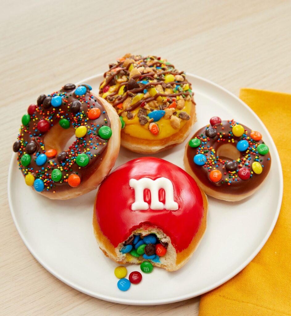 Satisfy Your Sweet Tooth With Krispy Kreme's New Delectable M&M's ...