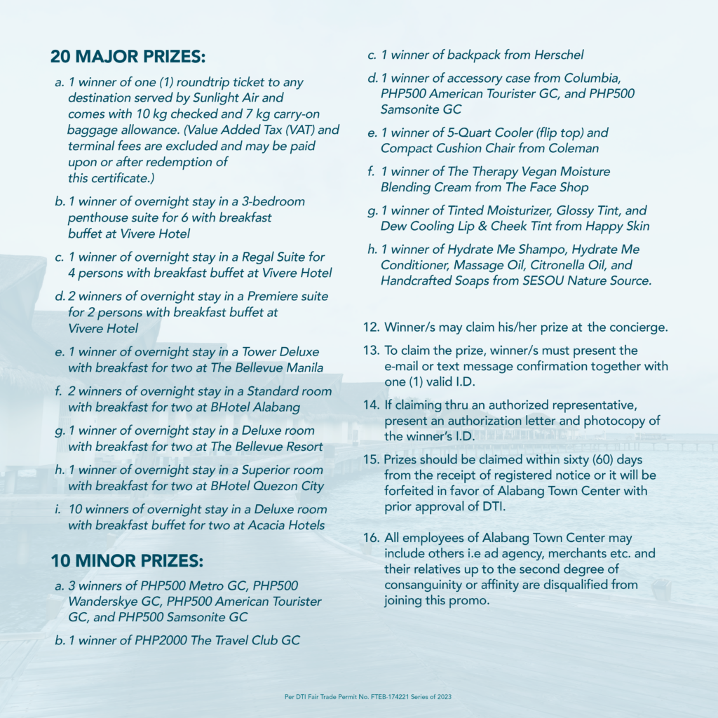 Shop Premium Travel Items and Win Prizes at This Lifestyle Fair - When ...