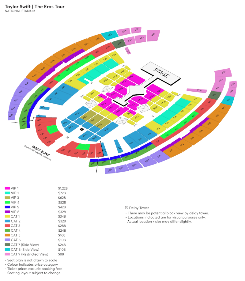 Taylor Swift The Eras Tour in Singapore: What to Expect and Prepare ...