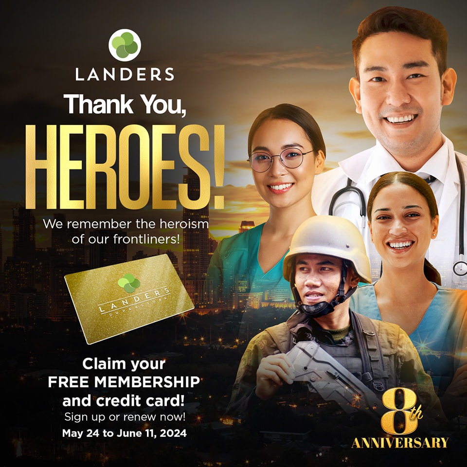 Landers Offers Free Membership and Renewal for Frontliners - When In Manila